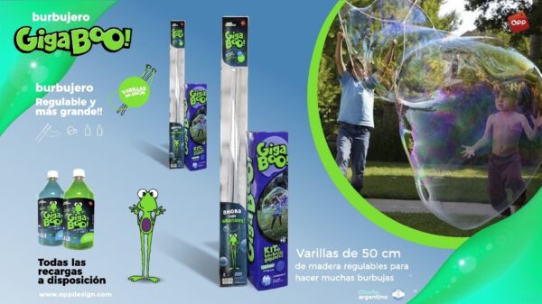 BURBUJERO GIGA BOO STICKS – WebUniverso