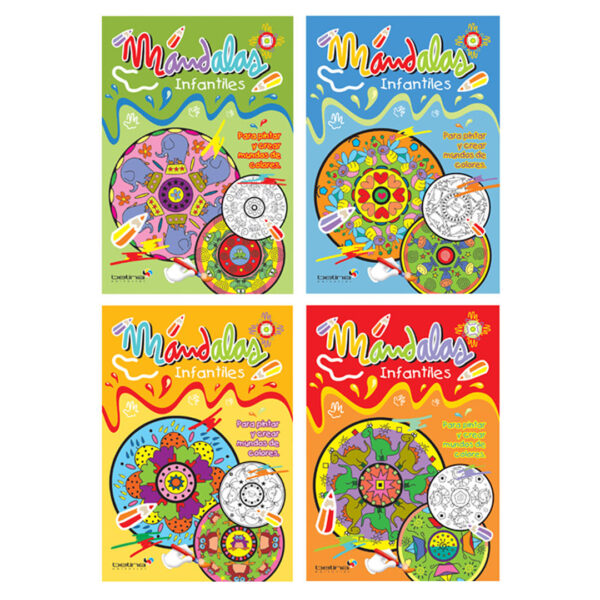 MANDALAS – INFANTILES MUNDO DE COLORES – WebUniverso